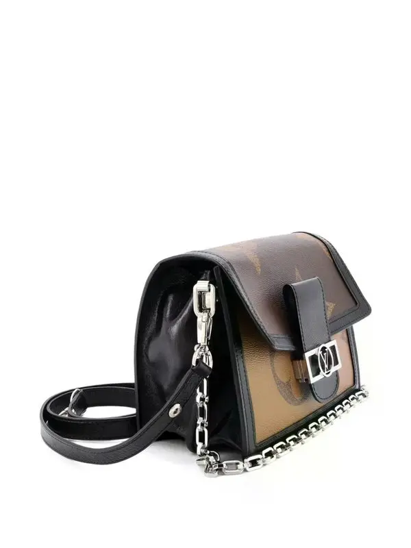 LOUIS VUITTON Dauphine Shoulder Bag Reverse Monogram Giant Mm - Brown