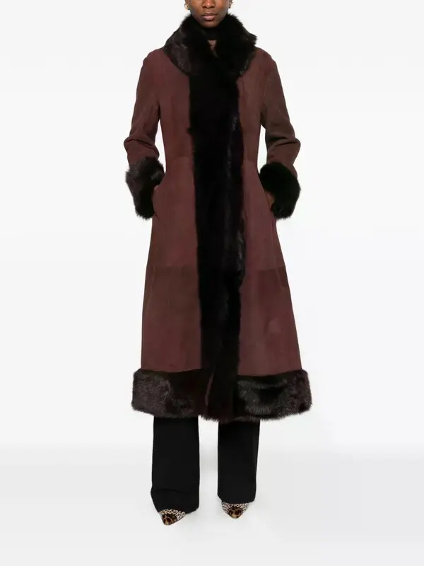 Nour Hammour Kaya Single-breasted Fur Coat