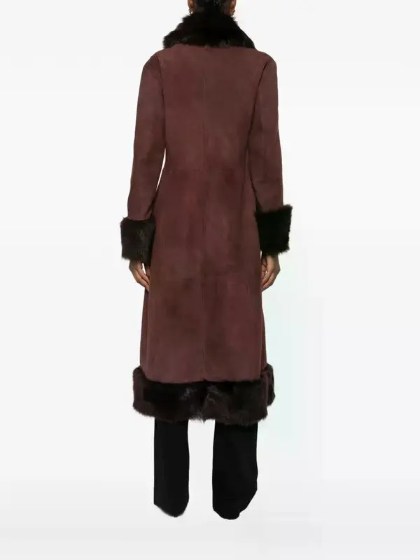 Nour Hammour Kaya Single-breasted Fur Coat