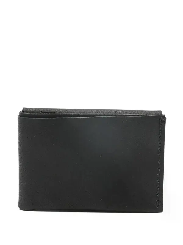 Werkstatt:München 5 Hammered Wallet Cardholder - Black