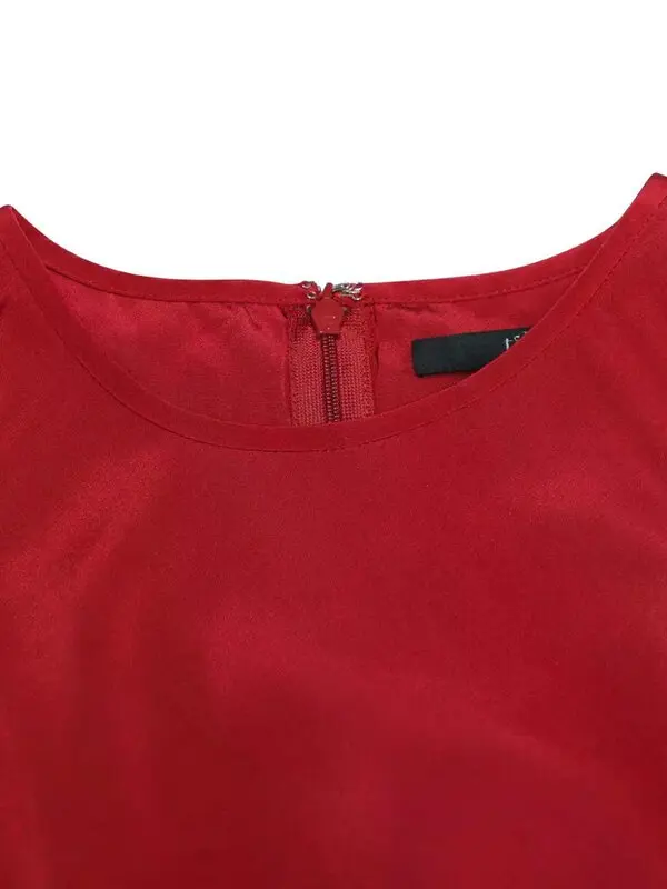 Tibi Sleeveless Draped Blouse