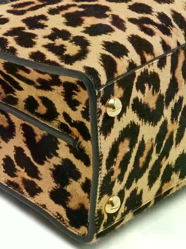 Dior St Honoré Leopard-print Tote Bag