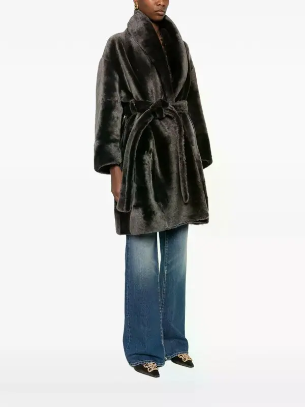 Nour Hammour Belted Juno Coat