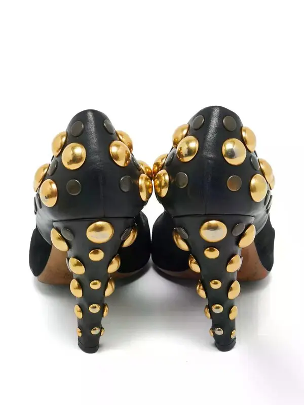 Gucci Studded Suede Pumps