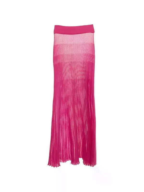 Jacquemus Ribbed Maxi Skirt