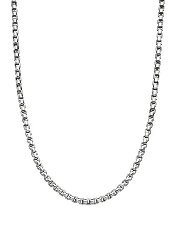 David Yurman Box Chain Necklace - Silver