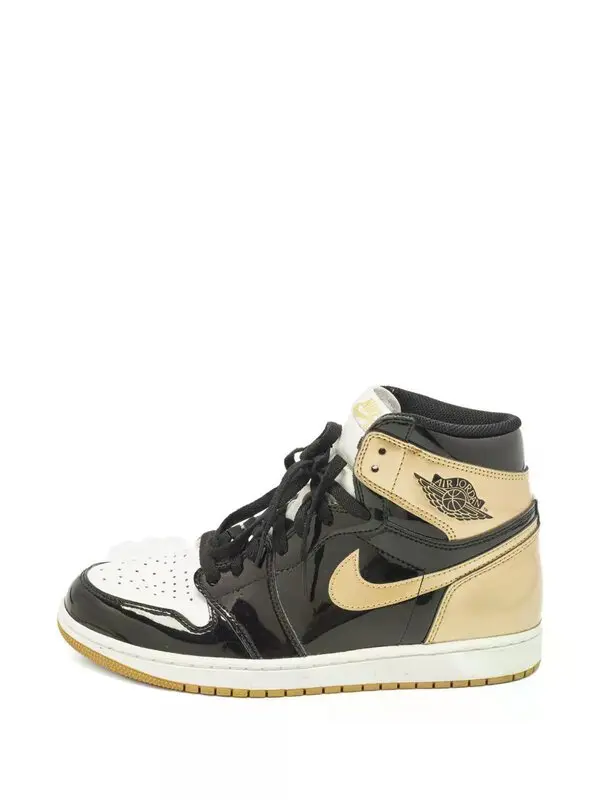 JORDAN Leather High-top Sneakers