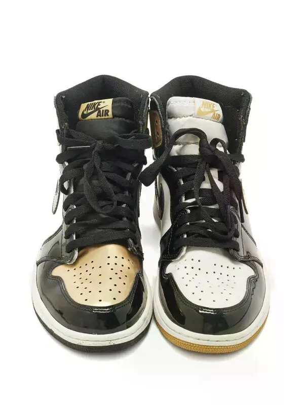 JORDAN Leather High-top Sneakers