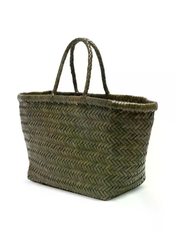Dragon Diffusion Small Bamboo Triple Jmp Woven Tote Bag - Green