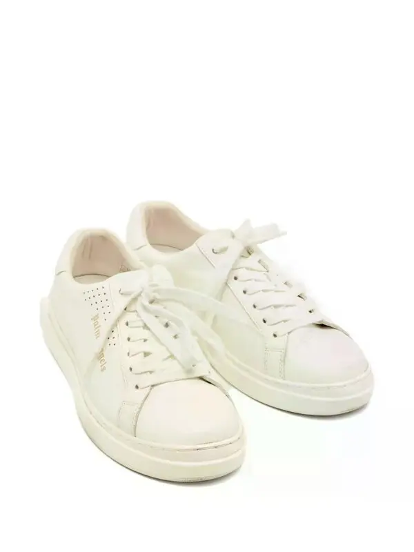 Palm Angels Logo-detail Leather Sneakers