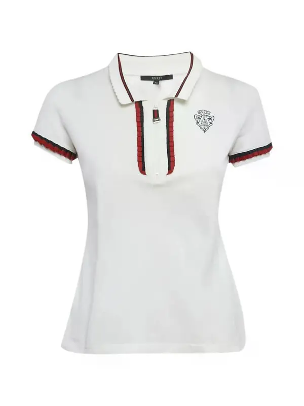 Gucci Pique Polo Top