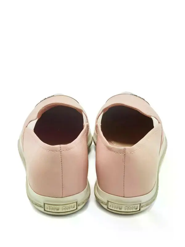 Miu Miu Cap-toe Slip-on Sneakers