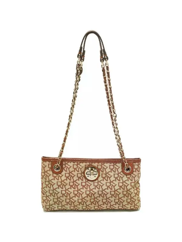 Dkny Monogram Chain Shoulder Bag