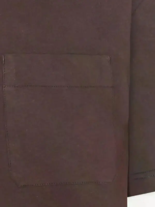 LEMAIRE Patch-pocket T-shirt - Brown