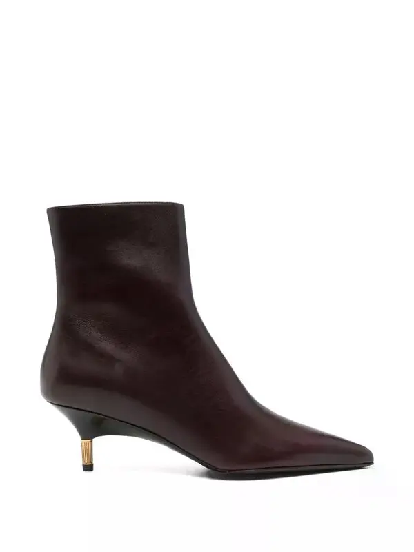 Khaite Bella Ankle Boots - Red
