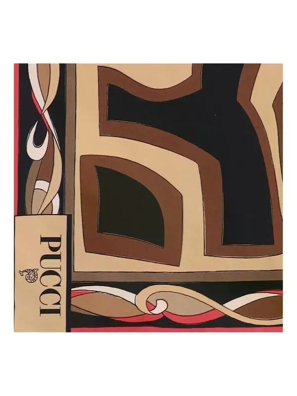Emilio Pucci Printed Silk Scarf - 1
