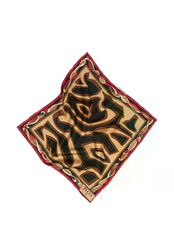 Emilio Pucci Printed Silk Scarf - 1