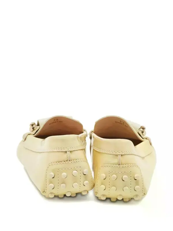 TOD'S Fringe-detail Loafers - Neutrals