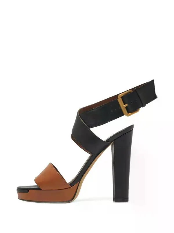 Fendi Platform Block-heel Sandals
