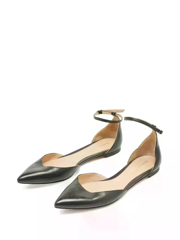 GIANVITO ROSSI Gia Leather Ballet Flats