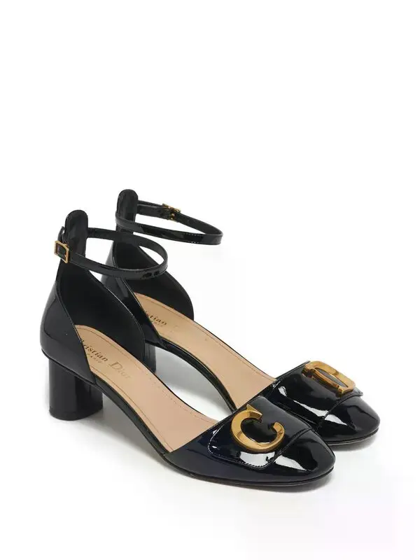 Dior D'cest Logo-appliqué Pumps - Black