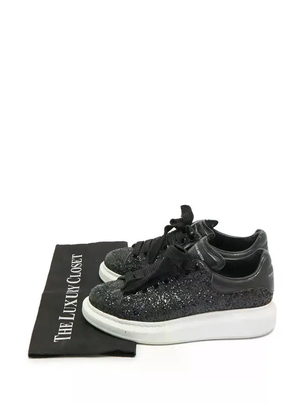 Alexander McQueen Glitter Leather Sneakers
