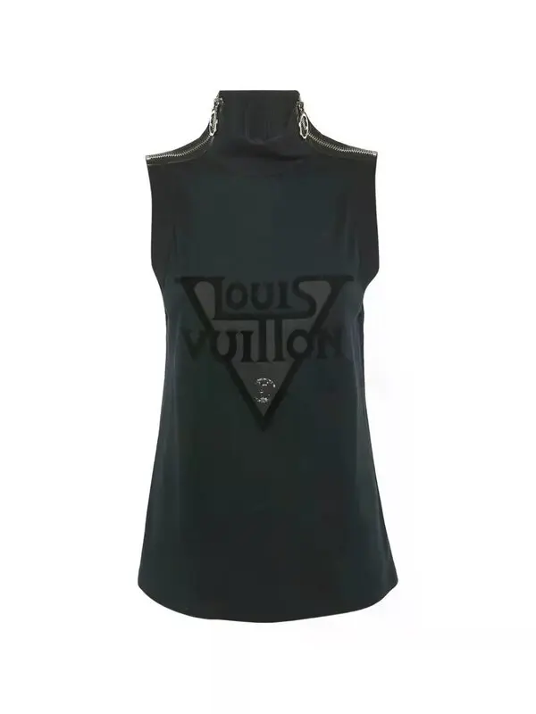 LOUIS VUITTON Sleeveless Logo-detail Top