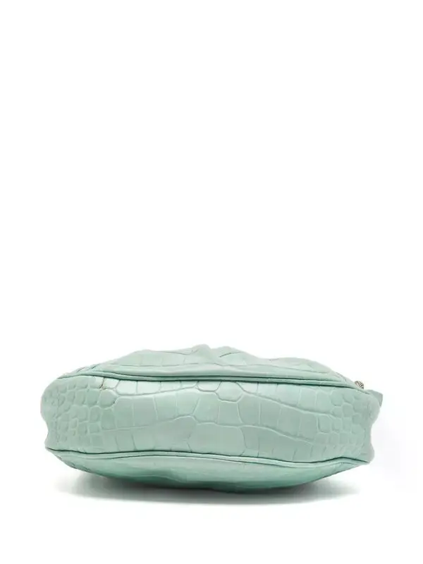 Balenciaga Xs Le Cagole Embossed-leather Shoulder Bag - Blue