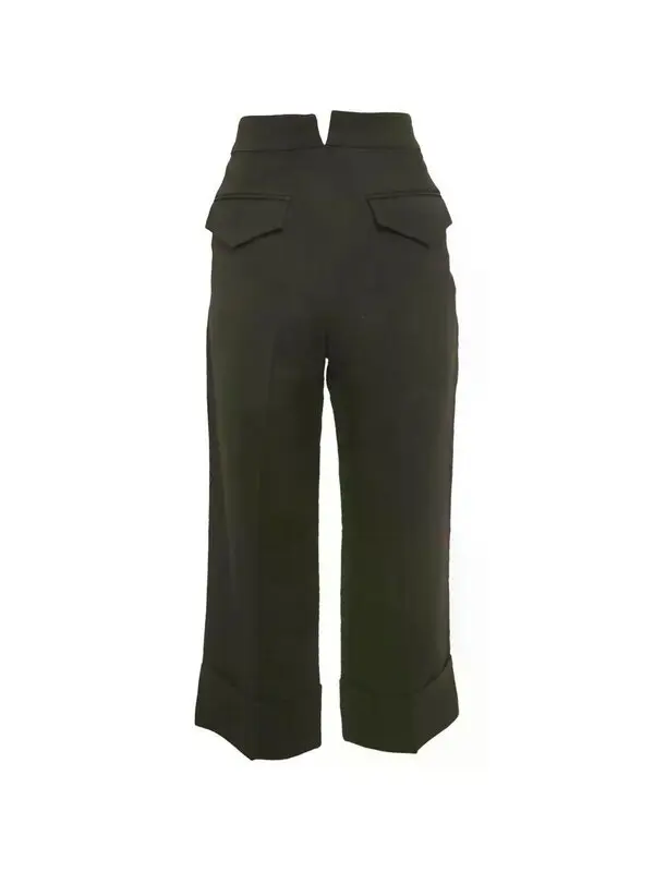 Burberry Pleated Wool Trousers