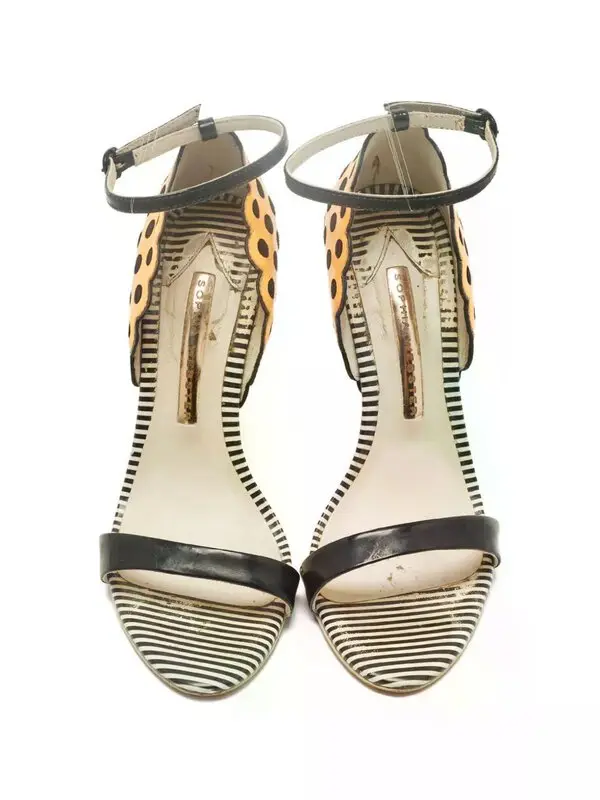 SOPHIA WEBSTER Lilico Polka-dot Striped Sandals