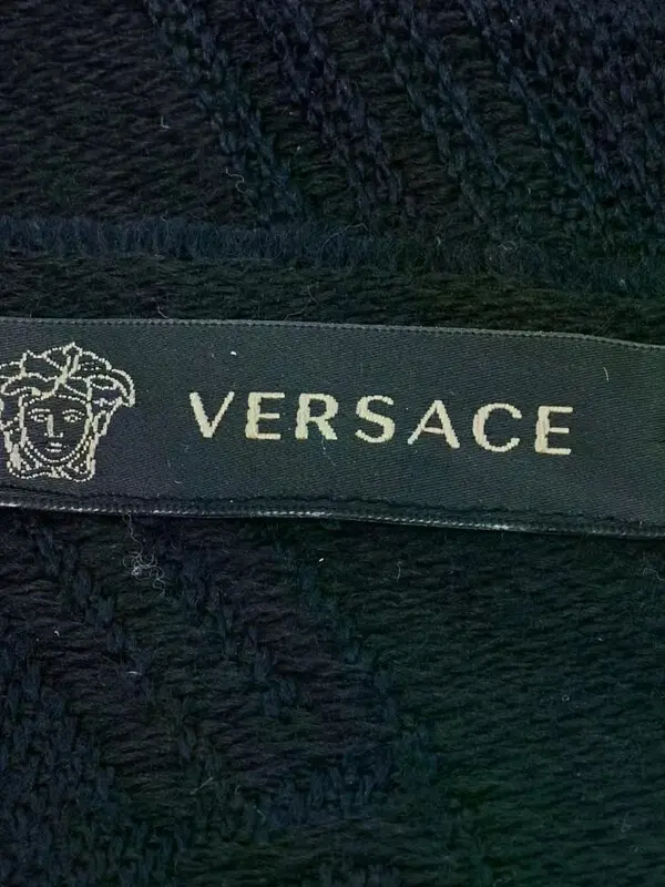 Versace Patterned Scarf - Blue