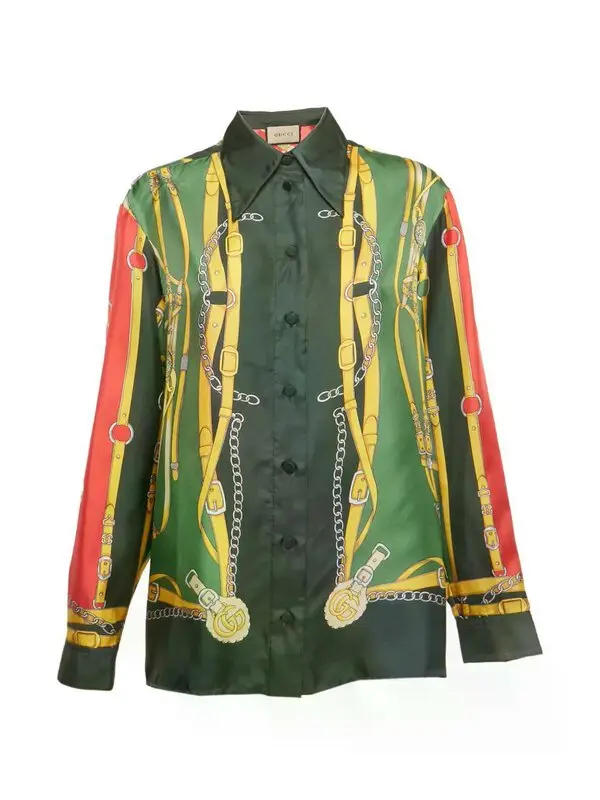 Gucci Silk Printed Shirt