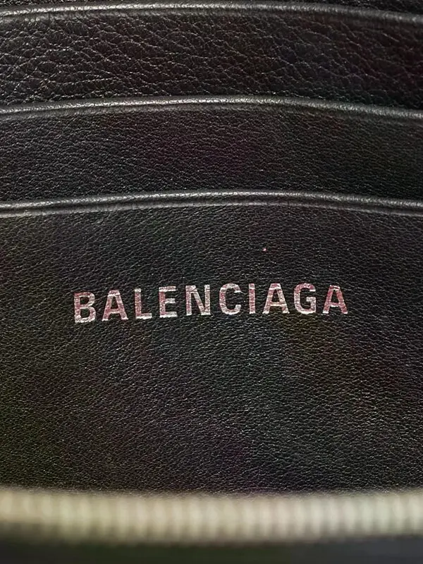Balenciaga Triangular Leather Pouch