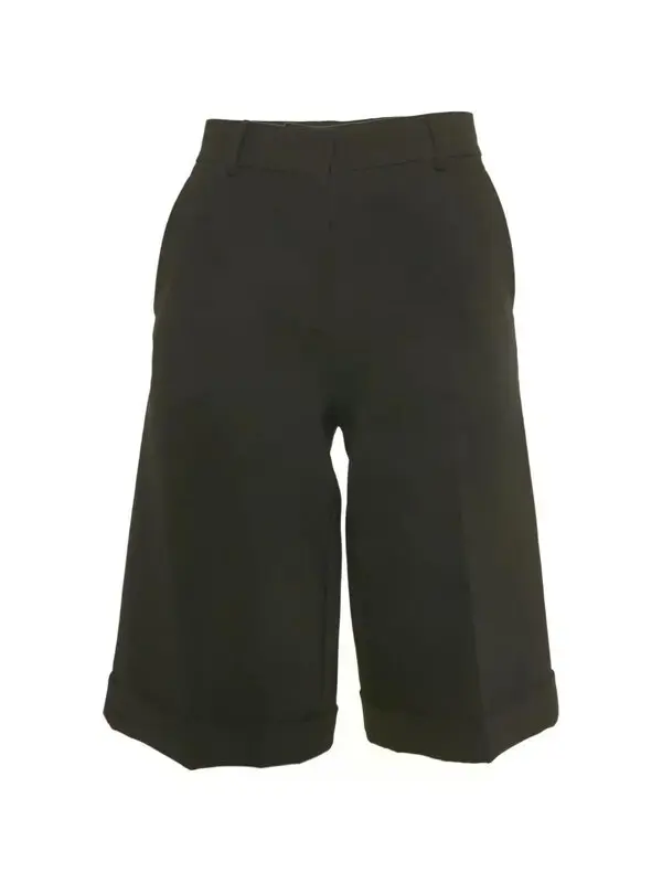 Moschino Crepe Turn-up Shorts