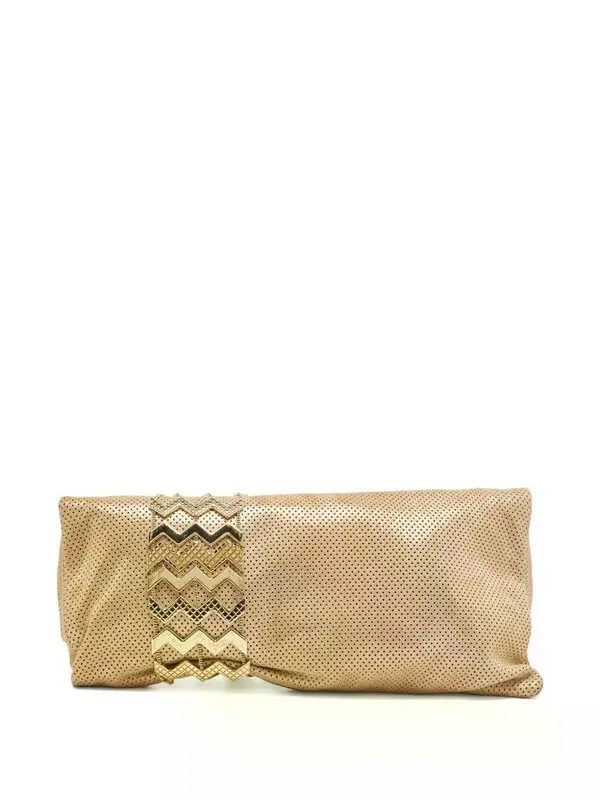 JIMMY CHOO Chandra Perforated Clutch