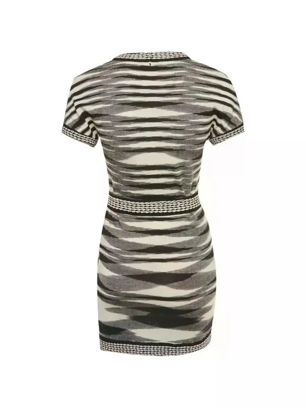 Missoni Patterned Belted Mini Dress
