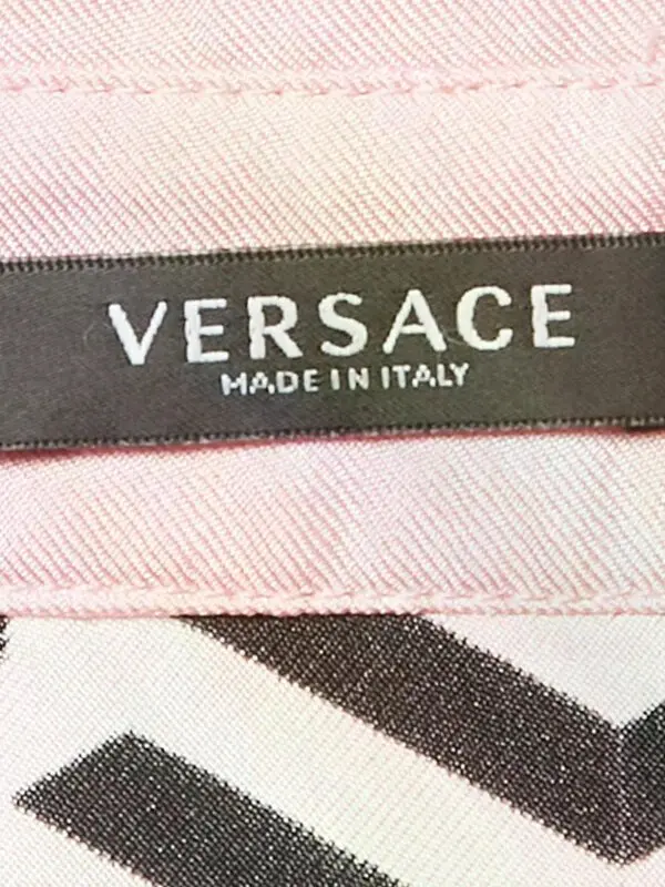 Versace Printed Silk Shirt