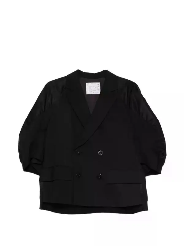 Sacai Panelled Double-breasted Blazer