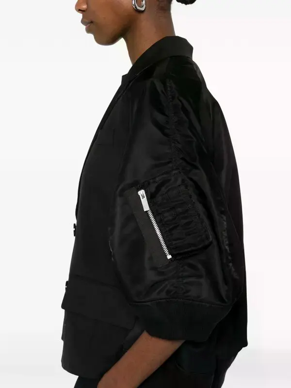 Sacai Panelled Double-breasted Blazer
