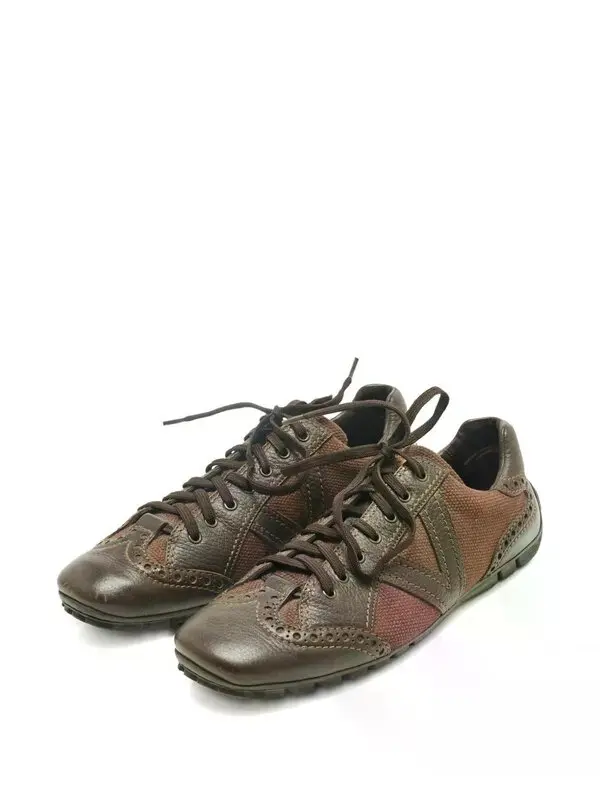 LOUIS VUITTON Brogue-trim Sneakers