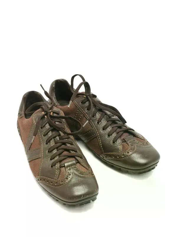 LOUIS VUITTON Brogue-trim Sneakers