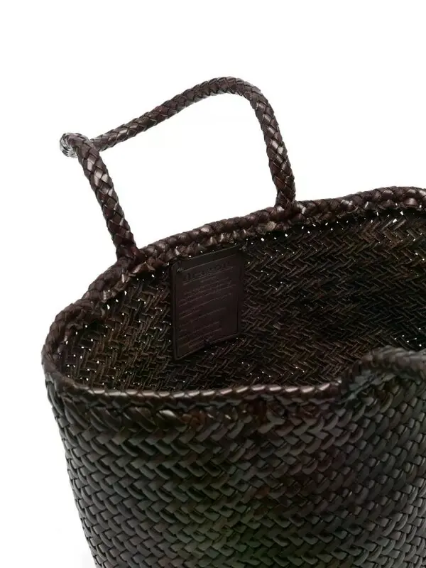 Dragon Diffusion Small Grace Basket Tote Bag - Brown