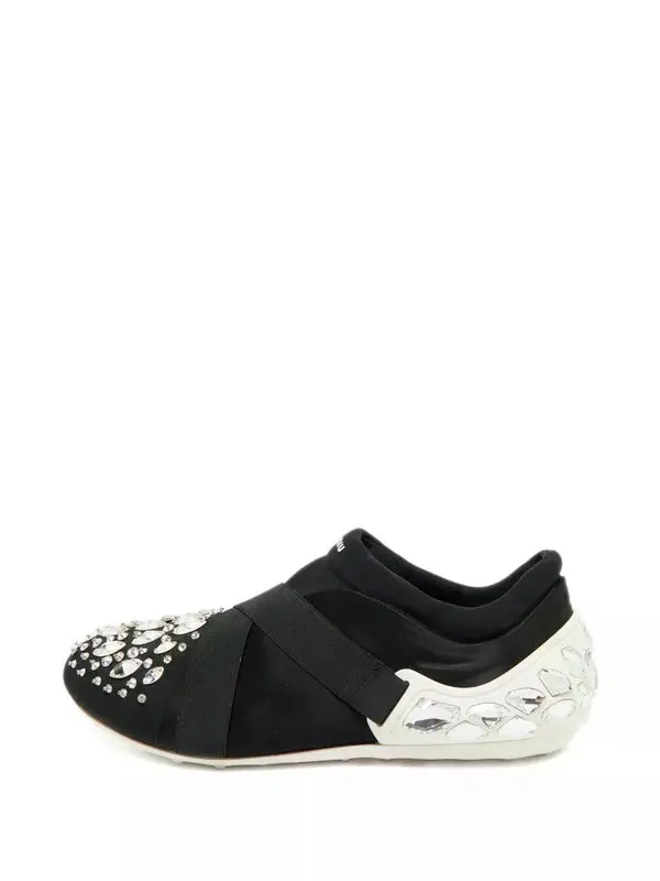 Miu Miu Crystal-embellished Sneakers