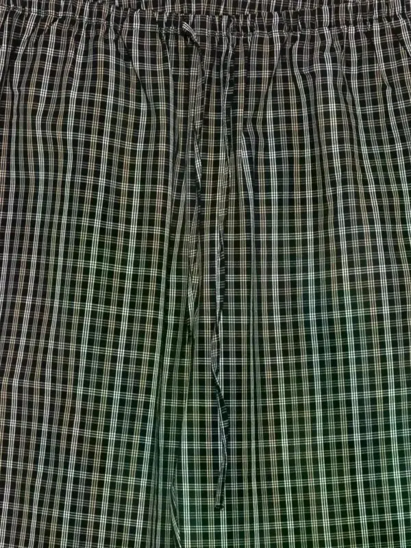 RÓHE Drawstring Checked Trousers