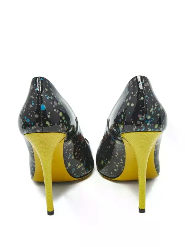 Fendi Lizard-embossed Pointed Pumps