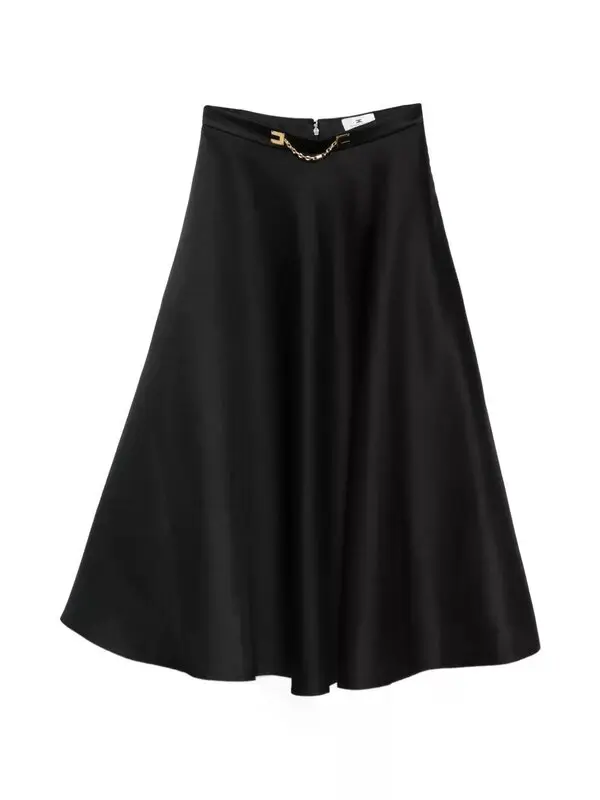 Elisabetta Franchi Chain-embellished Midi Skirt