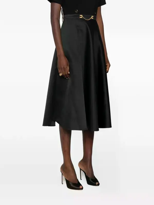 Elisabetta Franchi Chain-embellished Midi Skirt