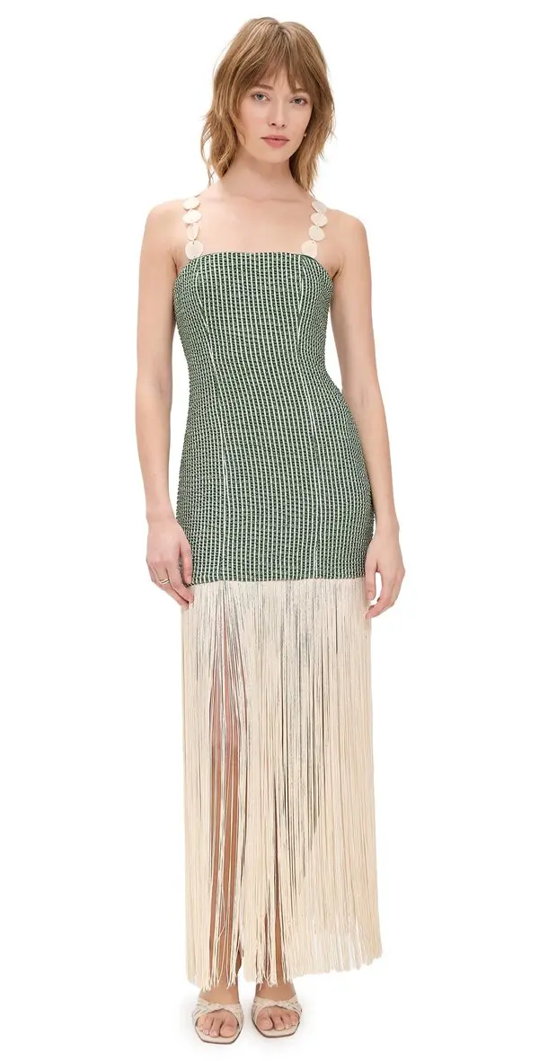 Azulu Elena Dress - Sacramento Stripe