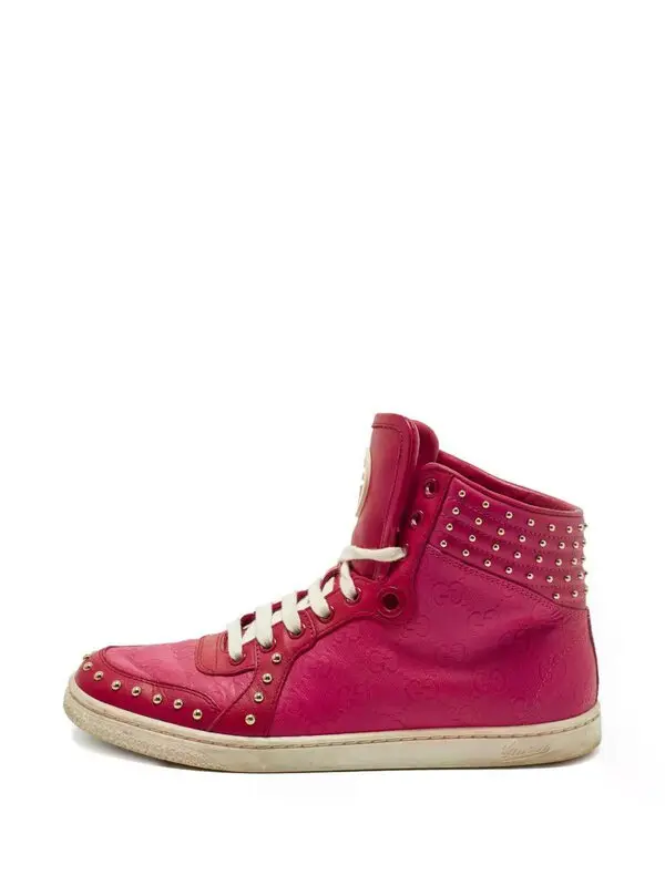 Gucci Studded High-top Sneakers