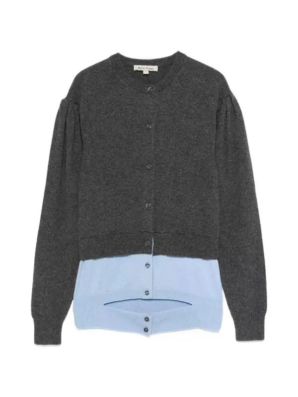 MERYLL ROGGE Puff-sleeve Cardigan